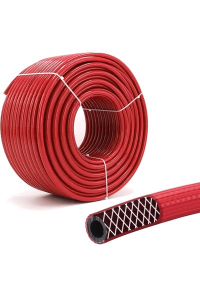 Çelik Kompresör Hava Hortumu 8 mm Termo Hortum Kırmızı-1 Metre Çelik Kompresör Hava Hortumu 8 mm Termo Hortum Kırmızı-1 Metre