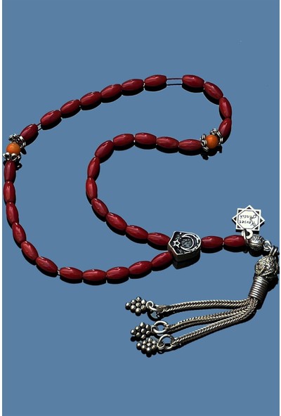 Kevser Antik Tesbih Doğal Mini Mercan Tesbih