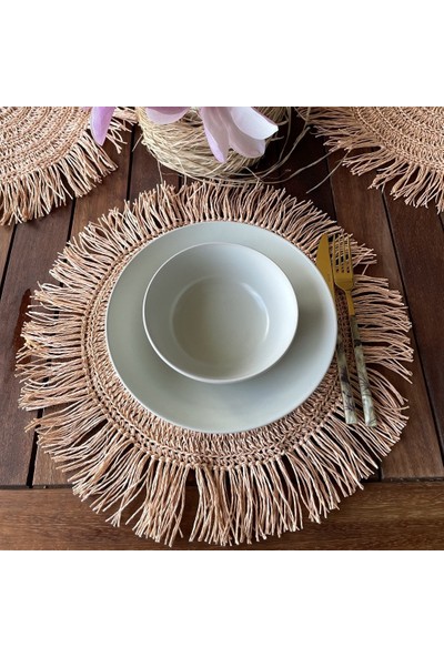 Hane7Hane7 Tığ Işi Saçaklı Supla