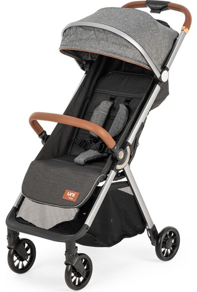 Uni Baby Vertus Otomatik Katlanan Kabin Boy Pratik Bebek Arabası Puset Yağmurluk ve Ayak Örtüsü Dahil
