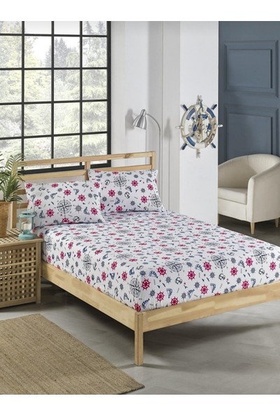 Kaan Tek Kişilik Denizci Lastikli Çarşaf Seti