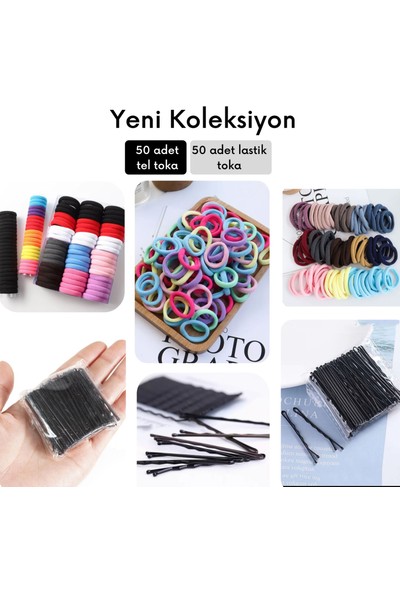 Alyeska Toka Seti 50 Adet Renkli Lastik 50 Adet Tel Toka Alyeska Toka Seti 50 Adet Renkli Lastik 50 Adet Tel Toka