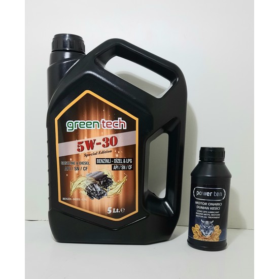 Greentech 5W-30 Motor Yağı 5 Litre (Üretim yılı :2023) + Fiyatı
