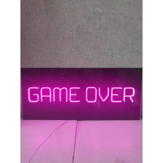 Dekoraven Game Over Gamer Neon LED Tabela Dekoratif Fiyatı
