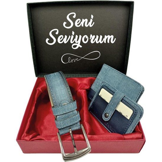 Alsepeteavm Sevgililer Gününe Kişiye Özel Set Kot Kemer, Kot Fiyatı