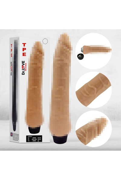 Drlove 23.5 Cm Titreşim Ayarlı Realistik Doku Tirteşim Ayarlı Drlove 23.5 Cm Titreşim Ayarlı Realistik Doku Tirteşim Ayarlı