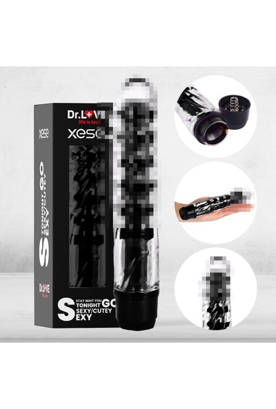 Drlove Titreşimli, Kolay, Kullanım, Anal Ve Vajinal Vibratör Dildo Siyah Drlove Titreşimli, Kolay, Kullanım, Anal Ve Vajinal Vibratör Dildo Siyah