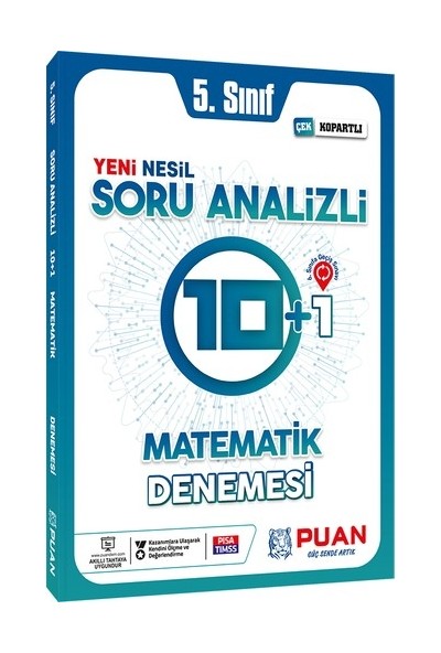 Puan Yayınları 5. Sınıf Matematik Soru Analizli 10+1 Deneme Puan Yayınları 5. Sınıf Matematik Soru Analizli 10+1 Deneme