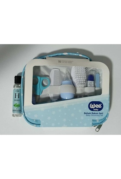 Wee Baby Bebek Bakım Seti (Mavi) Holiday Yeşil Çaylı Kolonya Hediyeli (Açık Çantalı) SVVL27081347 Wee Baby Bebek Bakım Seti (Mavi) Holiday Yeşil Çaylı Kolonya Hediyeli (Açık Çantalı) SVVL27081347