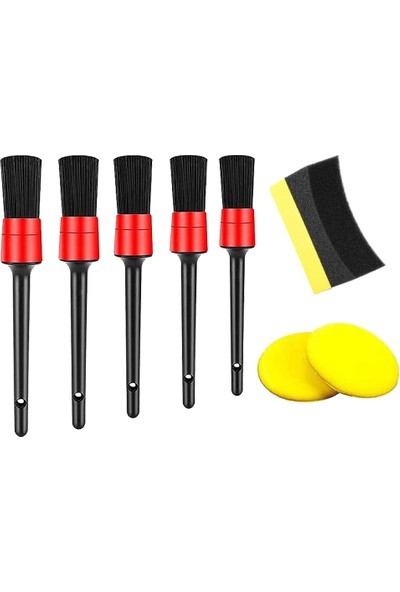 Techmaster Araç Oto Detaylı Temizlik Fırçası Parlatma Süngeri Seti 8 Parça Techmaster Araç Oto Detaylı Temizlik Fırçası Parlatma Süngeri Seti 8 Parça