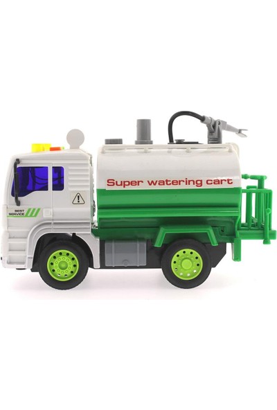 Oyuncakmatik Sesli ve Işıklı Su Püskürten Itfaiye Aracı - Yeşil