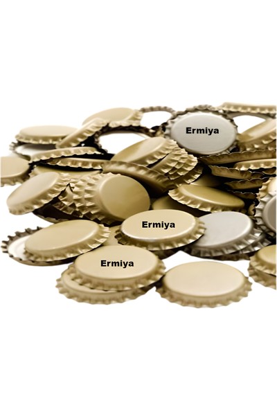 Ermiya Konserve Şişe Gazoz KAPAĞI-100 Adet Ermiya Konserve Şişe Gazoz KAPAĞI-100 Adet