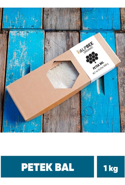Alpbee Organic Organik Tarım Sertifikalı %100 Organik Petek Balı 1 kg