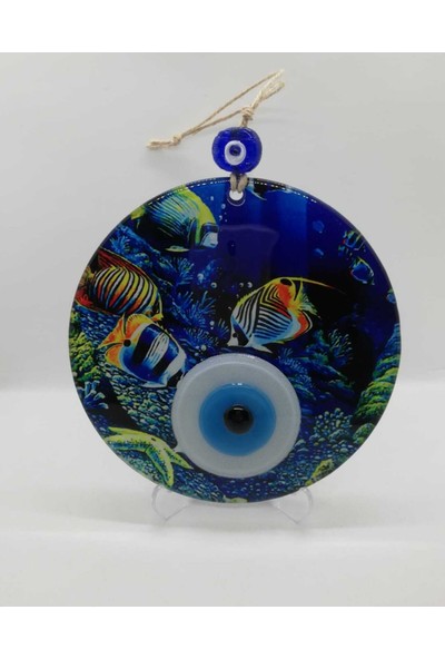 Denizin Ufku Akvaryum Tasarım El Yapımı Cam Duvar Süsü 16 x 16 cm Denizin Ufku Akvaryum Tasarım El Yapımı Cam Duvar Süsü 16 x 16 cm