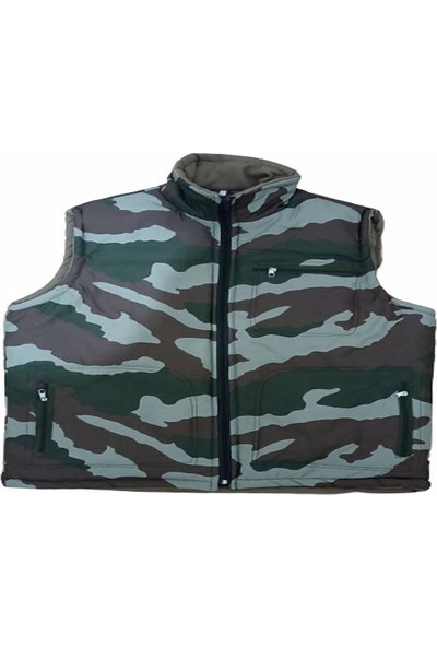 Ömertic Komuflaj Desenli Yelek Tactıcal Outdoor Fermuarlı Cepli Ömertic Komuflaj Desenli Yelek Tactıcal Outdoor Fermuarlı Cepli