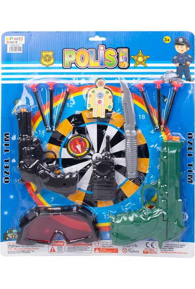 Prestij Oklu Polis Seti Büyük Tabancalı Kartelalı 2424 TRFAB(2424) 4559 Prestij Oklu Polis Seti Büyük Tabancalı Kartelalı 2424 TRFAB(2424) 4559