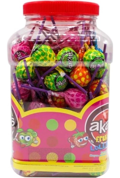 Akaş Lolipop Şeker x 100 Adet Akaş Lolipop Şeker x 100 Adet
