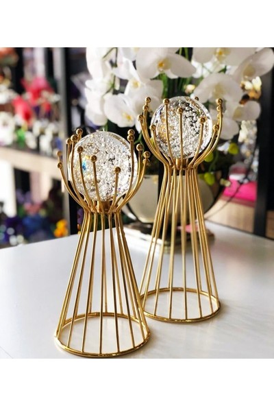Allsen 2 Li Kabarcıklı Gold Cam Küre