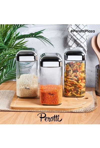 Capri Silver 3 Lü Kavanoz