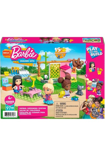 Barbie GYH09 Mega Barbie Pet Kuaför Salonu, 97 Parça +4 Yaş Barbie GYH09 Mega Barbie Pet Kuaför Salonu, 97 Parça +4 Yaş