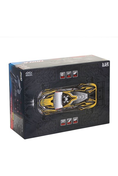 Hamaha Ahşap Oyuncak 9116 Uzaktan Kumandalı 40 Km Hız Yapan Racer Araba 1:12
