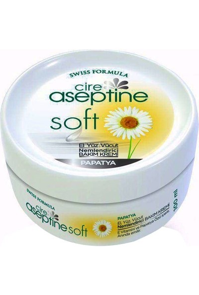 Cire Aseptine Soft Krem 3'lü Set Papatya+Aleovera+Olive Oil