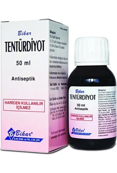Bikar Tentürdiyot 50 ml
