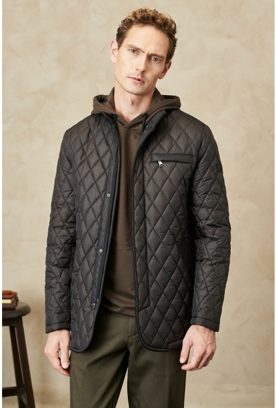 Altınyıldız Classics Standart Fit Normal Kesim Dik Yaka Mont