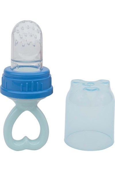 Wee Baby Mycey 6220 Silikon Meyve Sebze Emziği Mavi-Yeşil Wee Baby Mycey 6220 Silikon Meyve Sebze Emziği Mavi-Yeşil