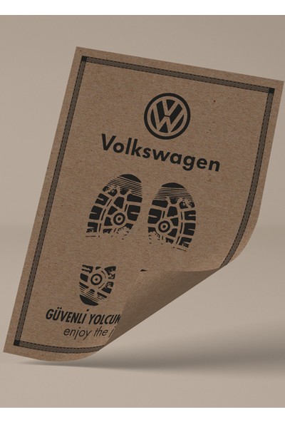 KurumsalMatbaa Kağıt Oto Paspas Volkswagen Logo Baskılı Kraft 35 x 50 cm 100'lü Paket KurumsalMatbaa Kağıt Oto Paspas Volkswagen Logo Baskılı Kraft 35 x 50 cm 100'lü Paket