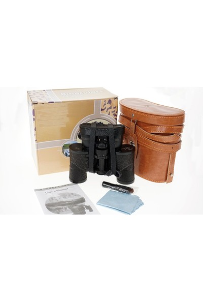 7X30 Metal Kurulma,deri Kaplamalı,orjınal Deriçantalı Rus Dürbün