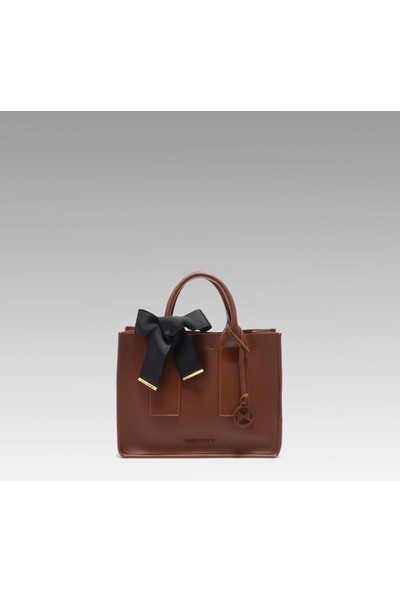 Black Ribbon Pure Mıdı Taba El Çantası Black Ribbon Pure Mıdı Taba El Çantası