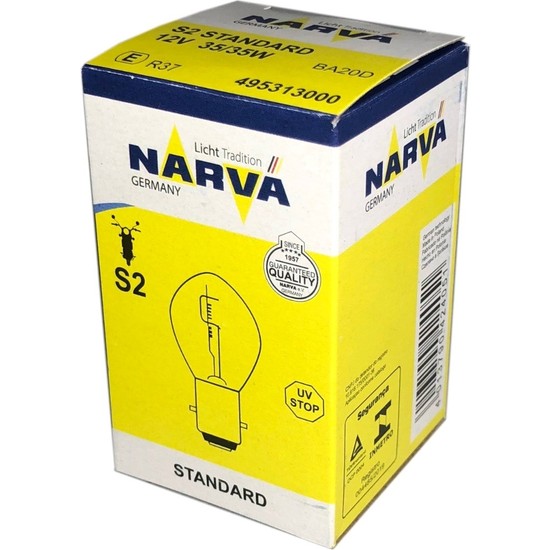 Narva S2 Ampul 12V 35/35W 49531 Fiyatı - Taksit Seçenekleri