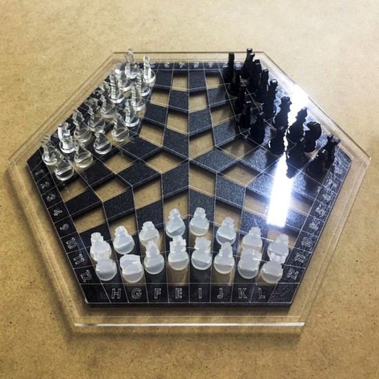Standarts 3 Kişilik Satranç Seti - 3 Player Chess Fiyatı