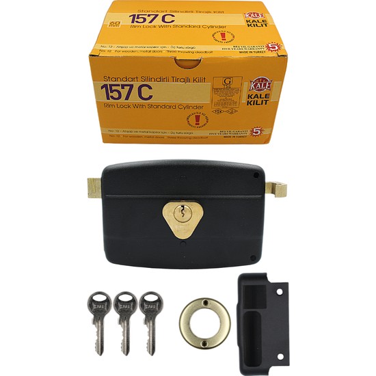 Kale Kilit Kale 157C Si̇li̇ndi̇rli̇ Ti̇rajli Demi̇r Kapi Fiyatı