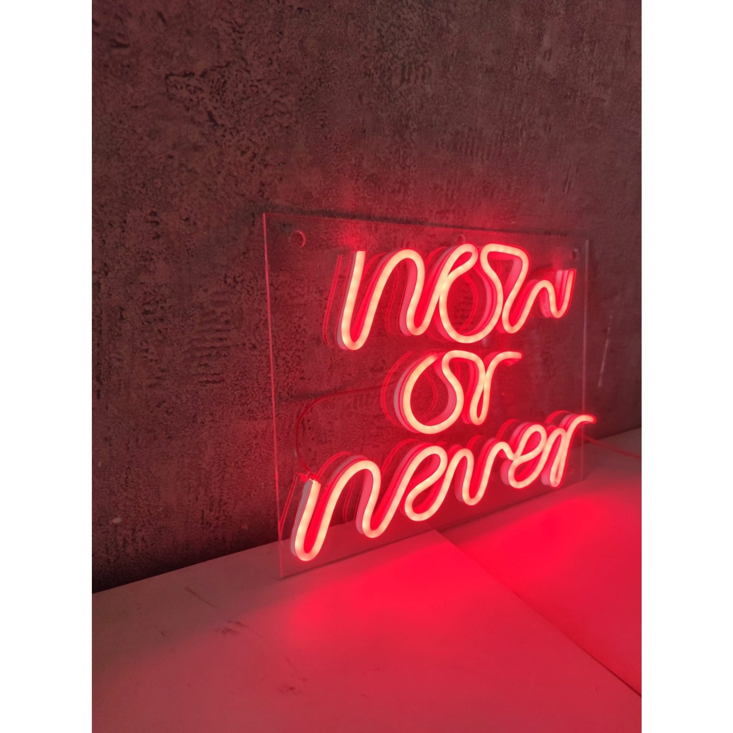 Dekoraven Now Or Never Neon Yazı Tabela Dekoratif Işık Fiyatı