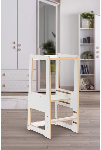 Bonelegant Çocuk Öğrenme Kulesi - Beyaz