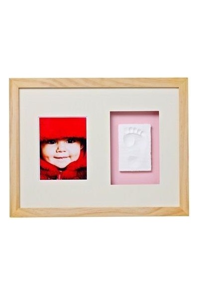 Baby Memory Prints El ve Ayak Izi Duvar Çerçevesi Naturel Baby Memory Prints El ve Ayak Izi Duvar Çerçevesi Naturel