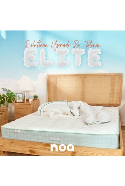 Noa YatakELITE Anti Statik Örme Kumaş Lateks Sünger Yatak Noa YatakELITE Anti Statik Örme Kumaş Lateks Sünger Yatak