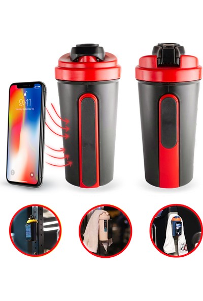 Blentra Magnetic Shaker 750 Ml, Mıknatıslı Telefon Tutucu Shaker Blentra Magnetic Shaker 750 Ml, Mıknatıslı Telefon Tutucu Shaker