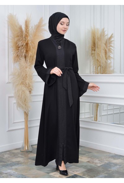 Modamix Moda Mix Kadın Fermuarlı Tesettür Ferace 514