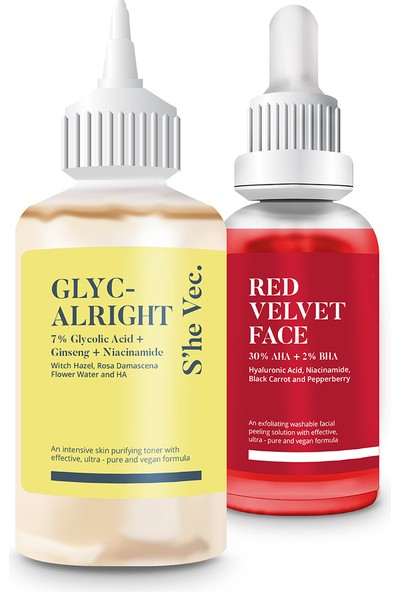 S’he Vec Gözenek Sıkılaştırmaya ve Siyah Nokta Önlemeye Yardımcı Bakım Seti