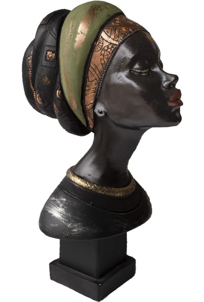 Hediye Vitrini Afrikalı Kadın Biblo Hediye Vitrini Afrikalı Kadın Biblo