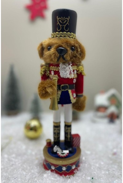 Beysüs Yılbaşı Fındıkkıran Asker Nutcracker Ayıcık 25 cm CRCKR002