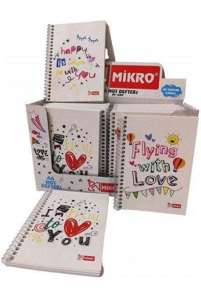 Mikro 60 Yaprak Kareli Ödev Defteri Spiralli Mikro 60 Yaprak Kareli Ödev Defteri Spiralli