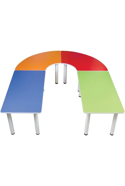 Anaokulu Market U Masa Ahşap Anaokulu Kreş Çocuk Çalışma Masası Anaokulu Market U Masa Ahşap Anaokulu Kreş Çocuk Çalışma Masası