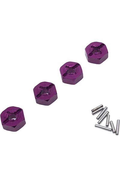8x 1:14 Ölçekli Tekerlek Hex Hub Adaptörü Wltoys 14400 Car Için Yükseltme Parçaları 8x 1:14 Ölçekli Tekerlek Hex Hub Adaptörü Wltoys 14400 Car Için Yükseltme Parçaları