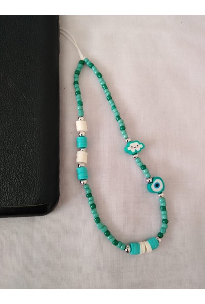 Nas Aksesuar Charm Fimo Telefon Süsü Yeşil Nas Aksesuar Charm Fimo Telefon Süsü Yeşil