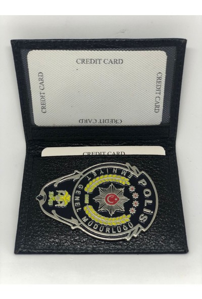Trend Cüzdan Polis Rozetli Kimlik Kartlık Deri Trend Cüzdan Polis Rozetli Kimlik Kartlık Deri
