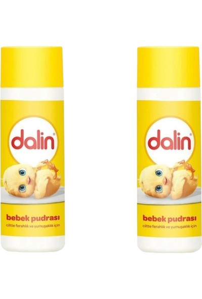 Dalin 2 Adet Serpme Bebek Pudrası 90GR Dalin 2 Adet Serpme Bebek Pudrası 90GR